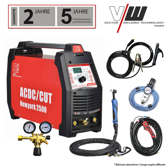 SET;VECTOR Welding machine AC/DC TIG OW250 Plus Inverter ALU TIG CUT ...